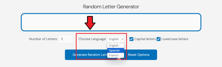 Random Letter Generator